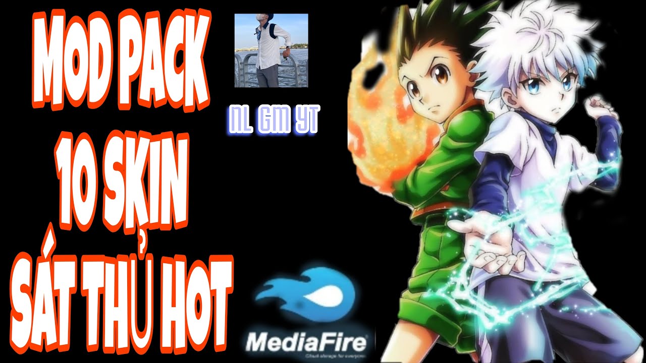 [MOD PACK #1] HƯớNG DẪN MOD 10 SKIN SÁT THỦ HOT NHẤT - NL GM YT - YouTube
