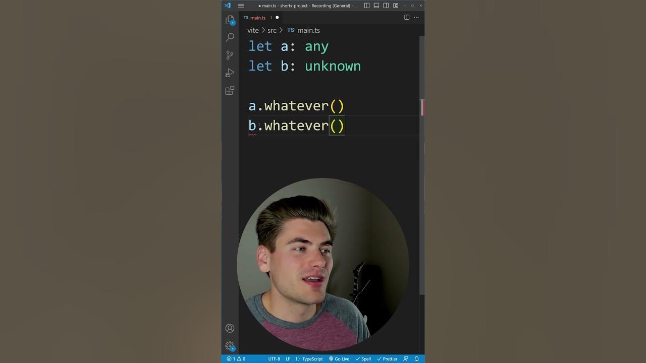 Any Vs Unknown In Typescript Youtube