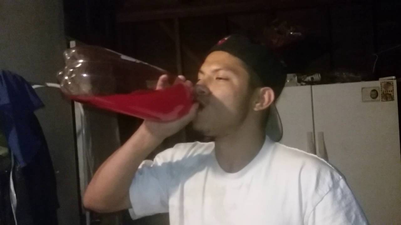 Kool-aid 2 Liter Chug EPIC Fail - YouTube