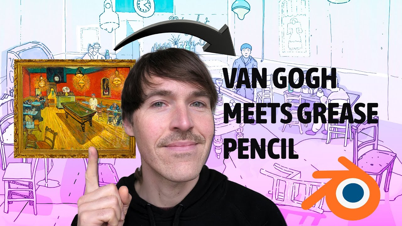 Van Gogh Meets Blender: using grease pencil to reimagine "The Night ...