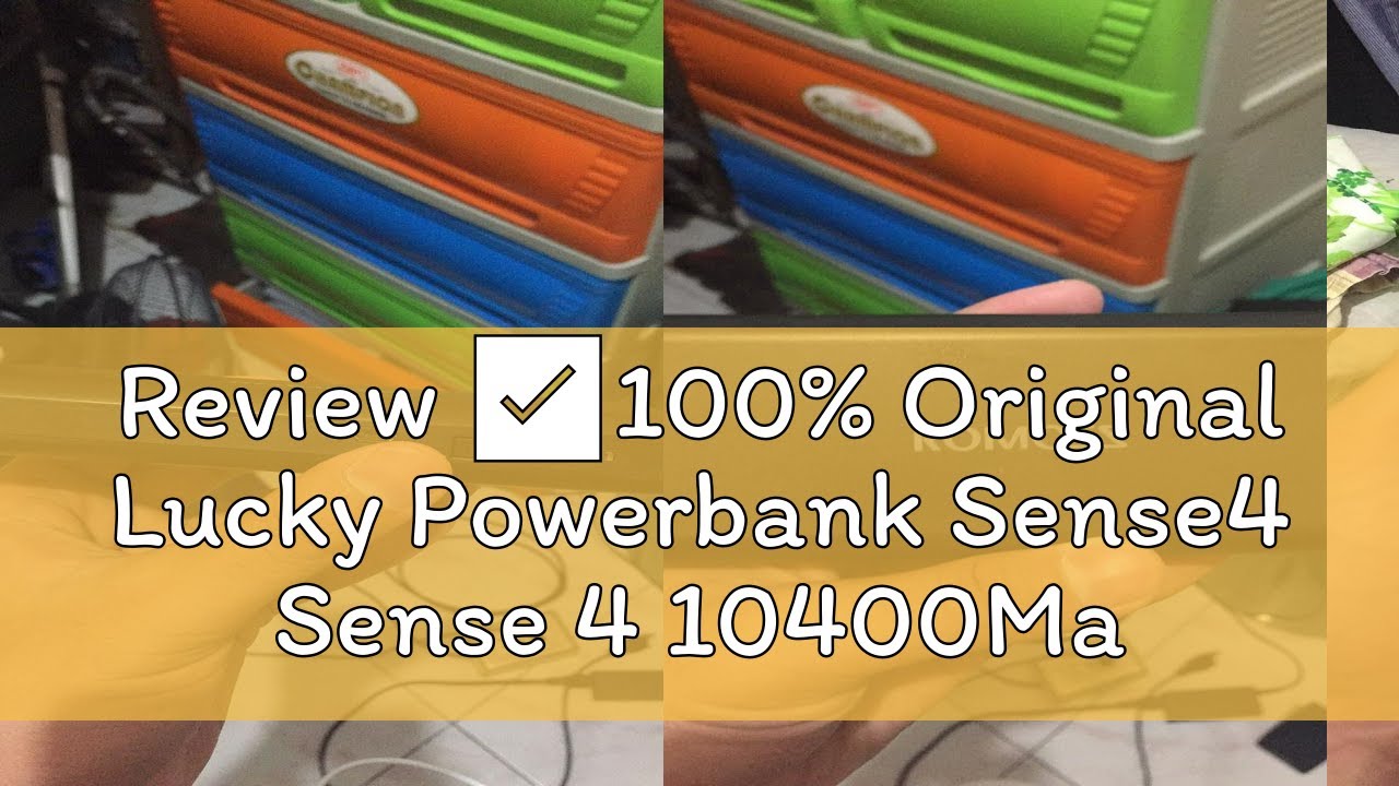 Review 100% Original Lucky Powerbank Sense4 Sense 4 10400Mah Power Bank ...