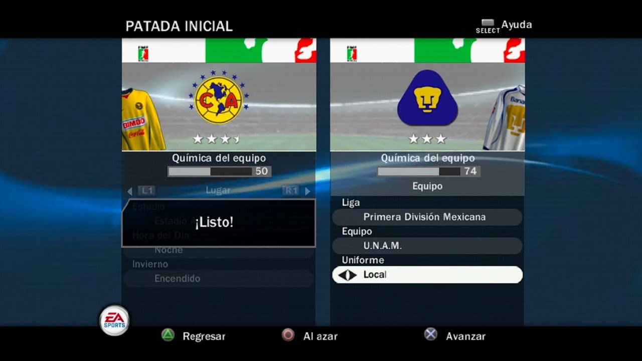 FIFA 09 (PS2) Gameplay - America vs Pumas - YouTube