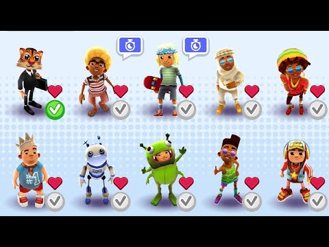 Subway Surfers All Characters I Mobile Gameplay For Kids I iOS ...