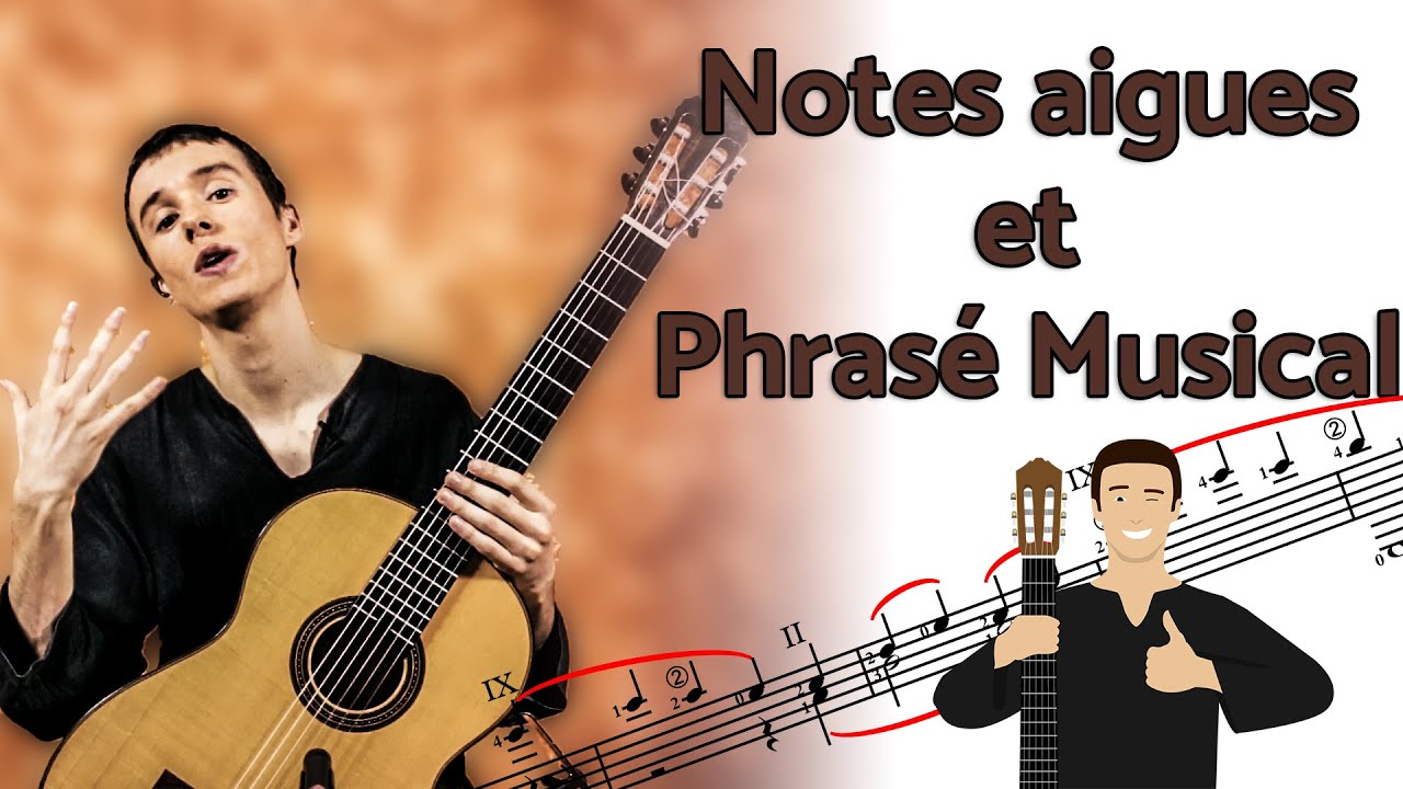 Une ETUDE pour développer le PHRASÉ MUSICAL, et apprendre les NOTES ...