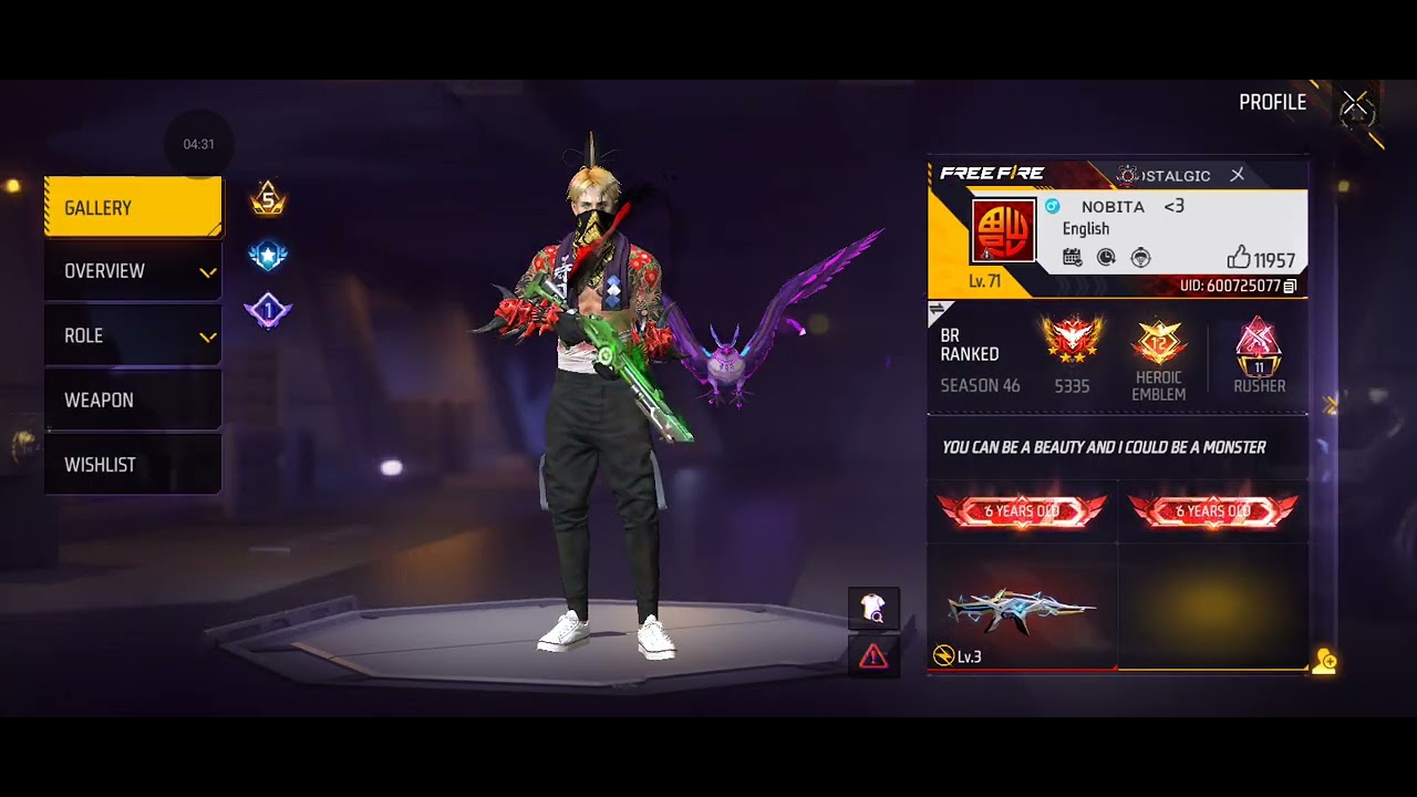 RARE ID SEARCH IN FREE FIRE 🔥 RAREST ID OMG - YouTube