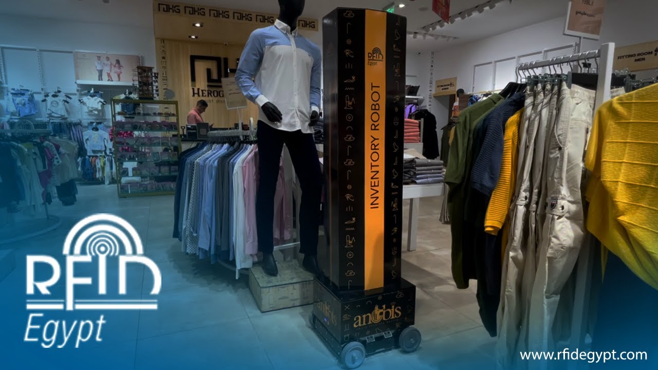Rfid retail management system V2 - Rfid inventory Robot - YouTube