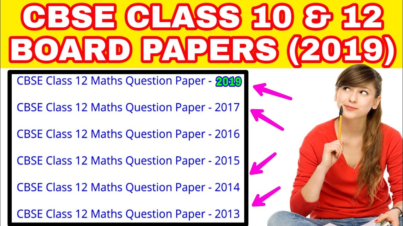 CBSE CLASS 10 & 12 BOARD PAPER 2019! ALL SUBJECTS! BOARD PAPER 2019 ...