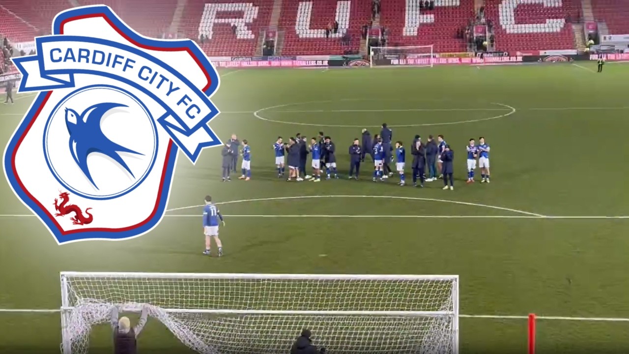 Full-Time Celebrations After Cardiff City’s 3–0 Away Win vs Rotherham ...