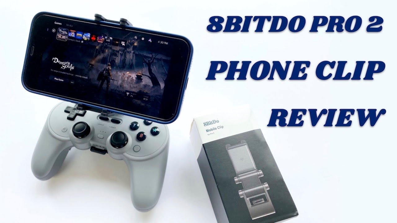 8BitDo Pro 2 Mobile Clip REVIEW + PS5 Remote Play! - YouTube