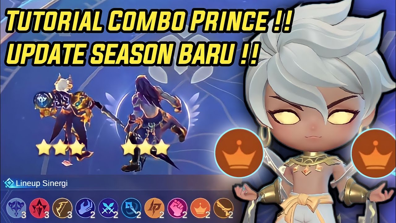TUTORIAL VALE SKILL 1 COMBO PRINCE UPDATE SEASON BARU ‼️ PRINCE FULL B3 ...