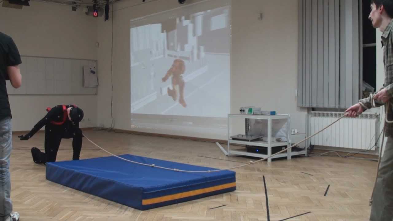 Real time motion capture with virtual camera - YouTube