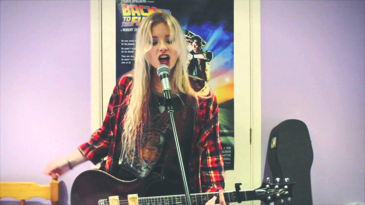 HEARTBEAT SONG - Kelly Clarkson Pop Punk Cover by Chloe Adams - YouTube
