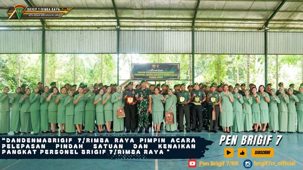 KORPS RAPORT PINDAH SATUAN DAN KENAIKAN PANGKAT PERSIONEL DENMA BRIGIF ...