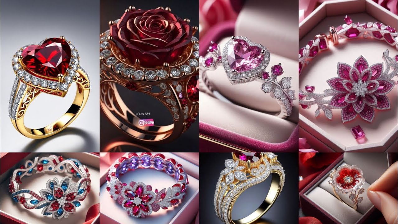 2025 new unique dimond ring design || engagement ceremony ring || new ...