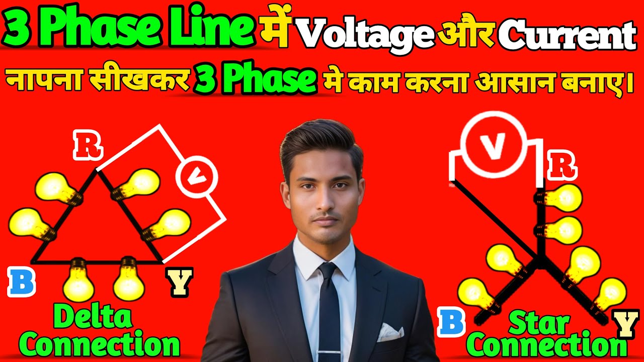 Star and Delta Connection In 3 phase System | Line Voltage & Phase ...