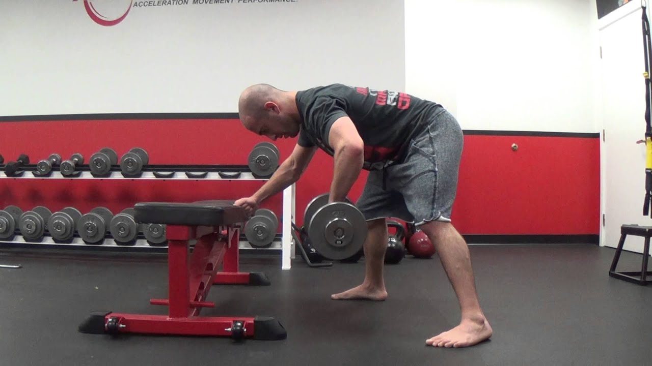 3 Point Dumbbell Row - Pronated Grip - YouTube