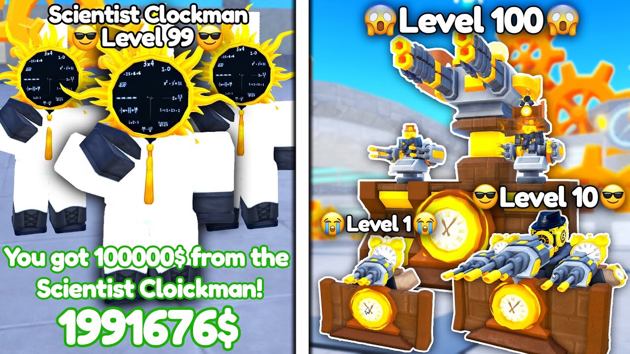 New OP 😱 FARM SUMMONER UNIT 🤑 Money Scientist Clock - Roblox Toilet ...