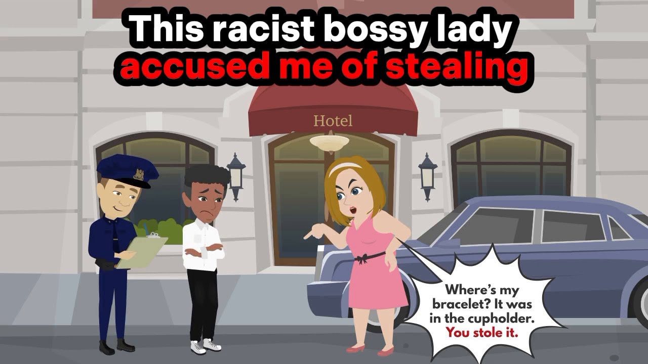 This racist bossy lady accused me of stealing.10 - YouTube