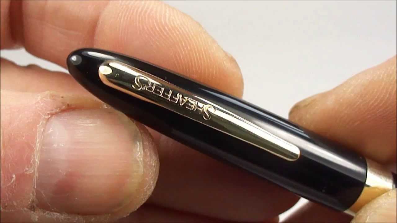 Sheaffer Snorkel Saratoga Fountain Pen - YouTube