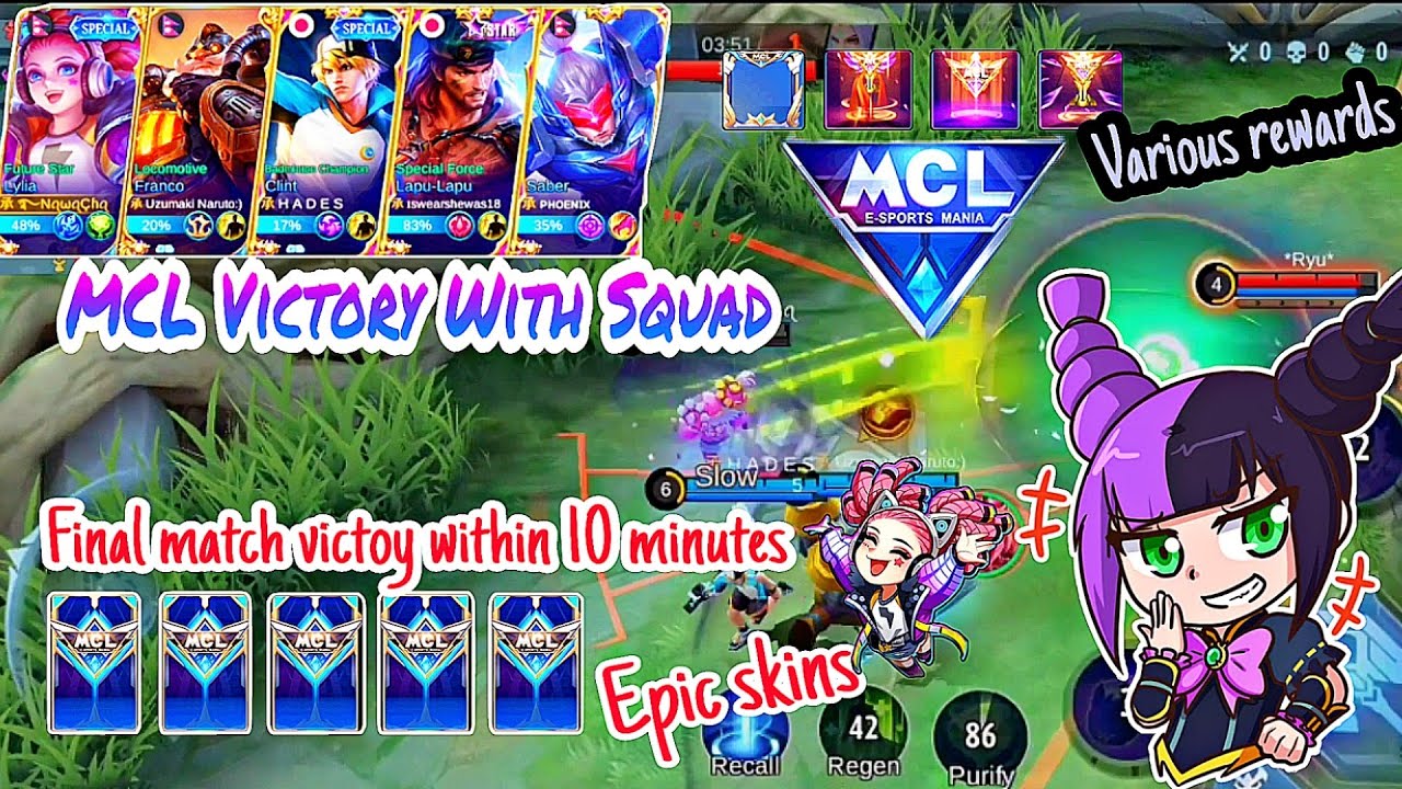 MCL champion Mirai Squad/10 min victory match of final/Lylia road to ...