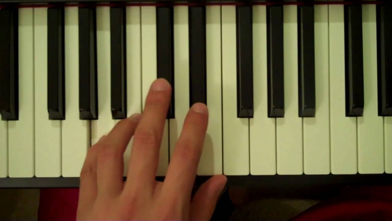 How To Play an Asus2 Chord on Piano (Left Hand) - YouTube