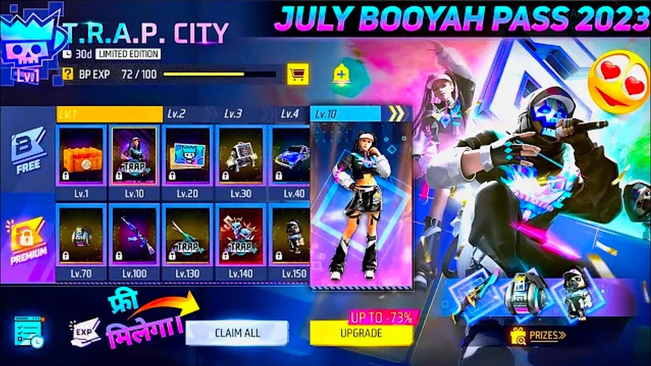 JULY BOOYAH PASS FREE FIRE 2023 | SEASON 7 BOOYAH PASS FREE FIRE | NEXT ...