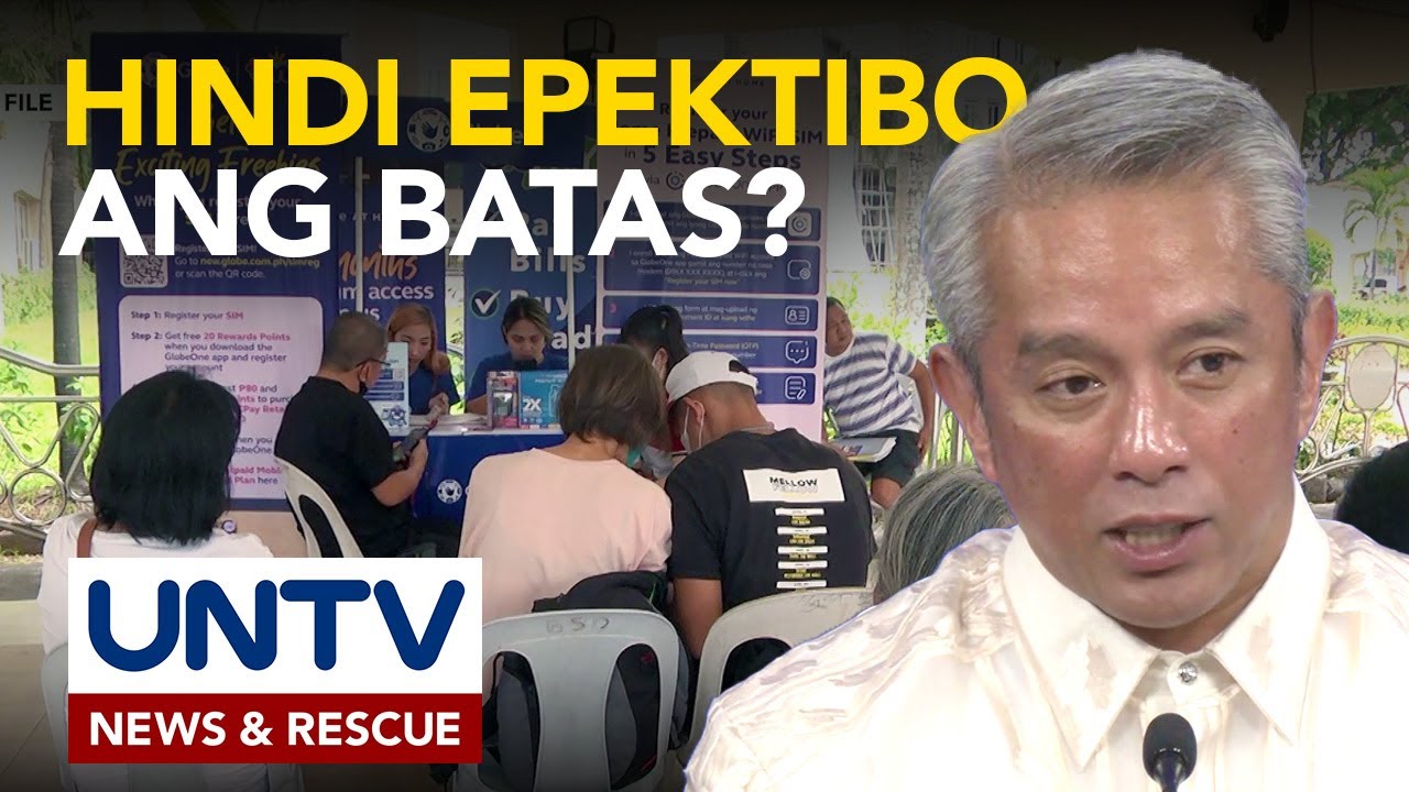 DILG Sec. Remulla, naniniwalang hindi epektibo ang SIM Registration Law ...