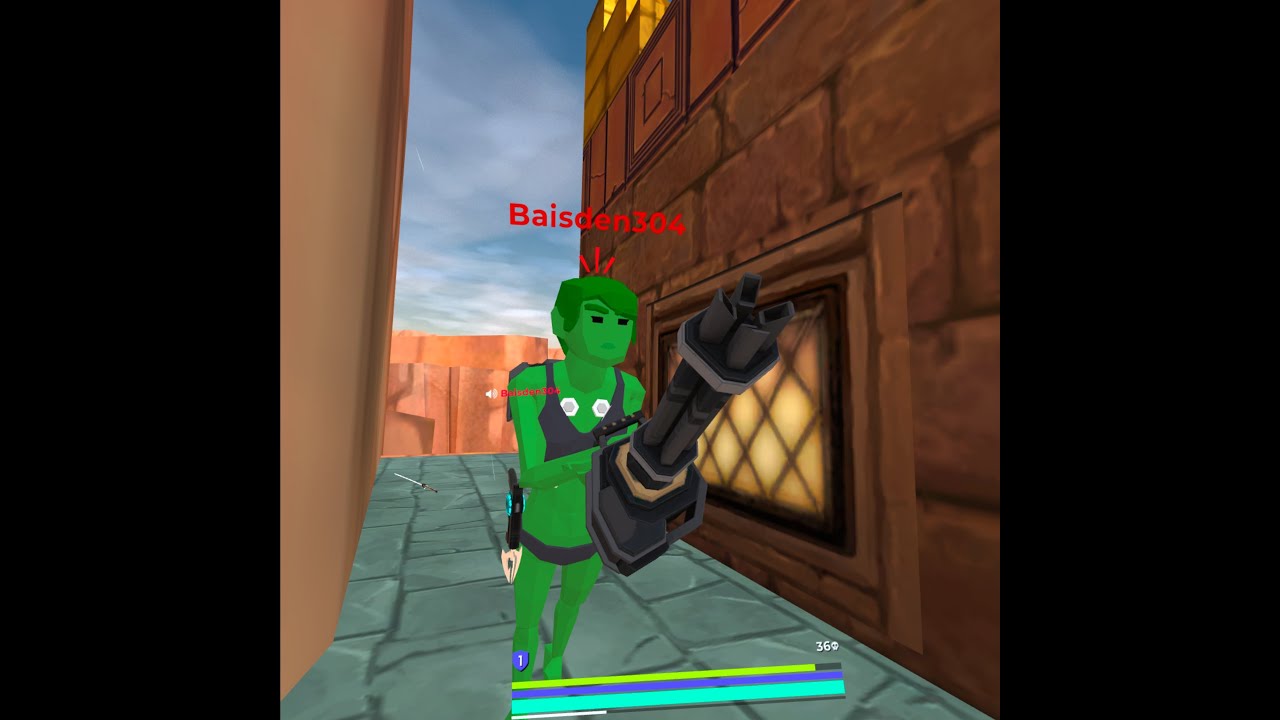 I met a toxic green bean in gun raiders VR | part 1 | - YouTube