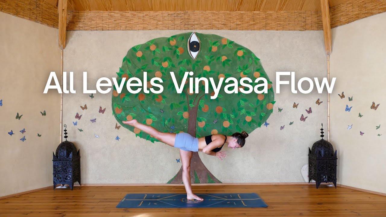 Morning Vinyasa Flow Class For All Levels - Yoga with Charlie Follows ...