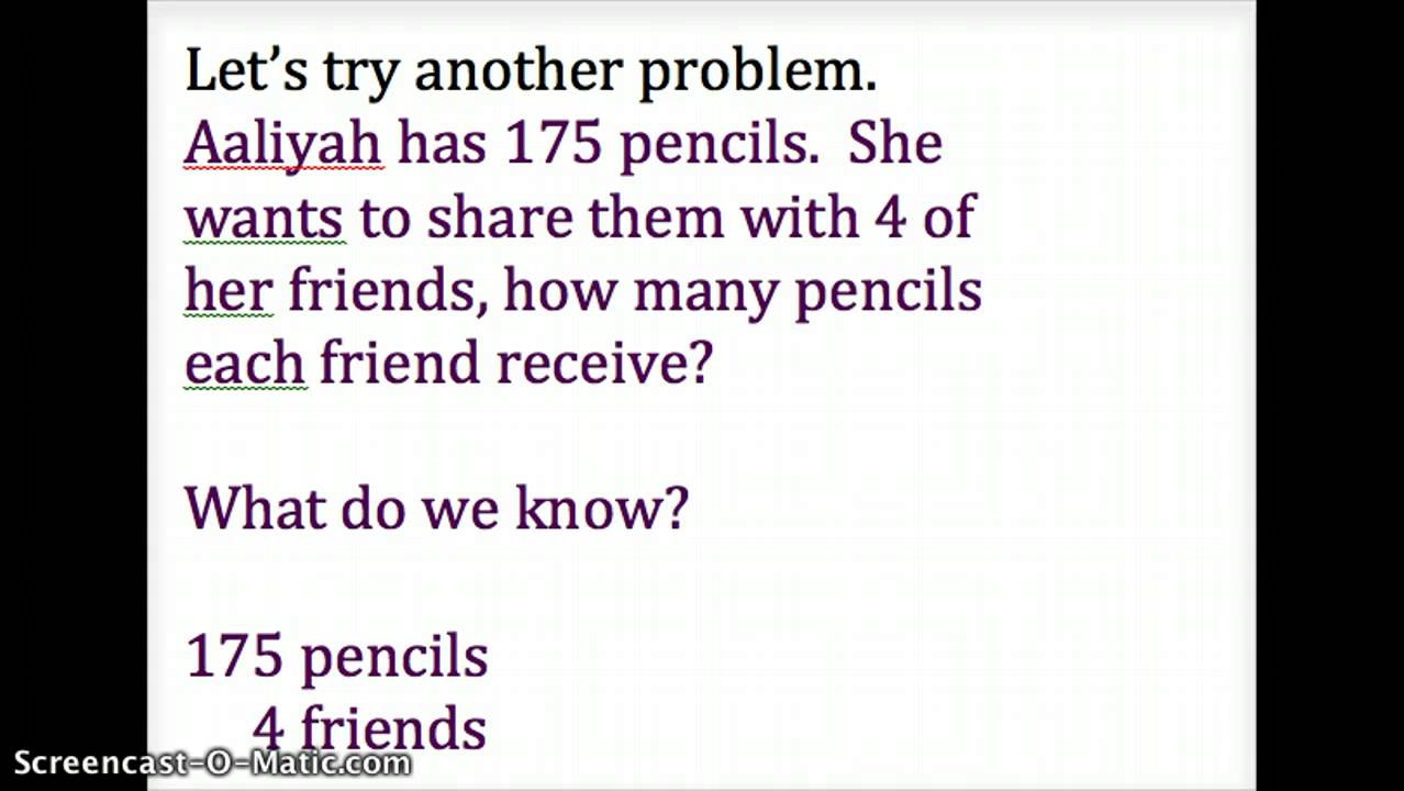 Solving a division problem using area model - YouTube