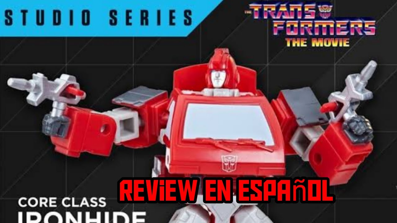 Transformers Studio Series 86 Ironhide Core Class Review en Español ...
