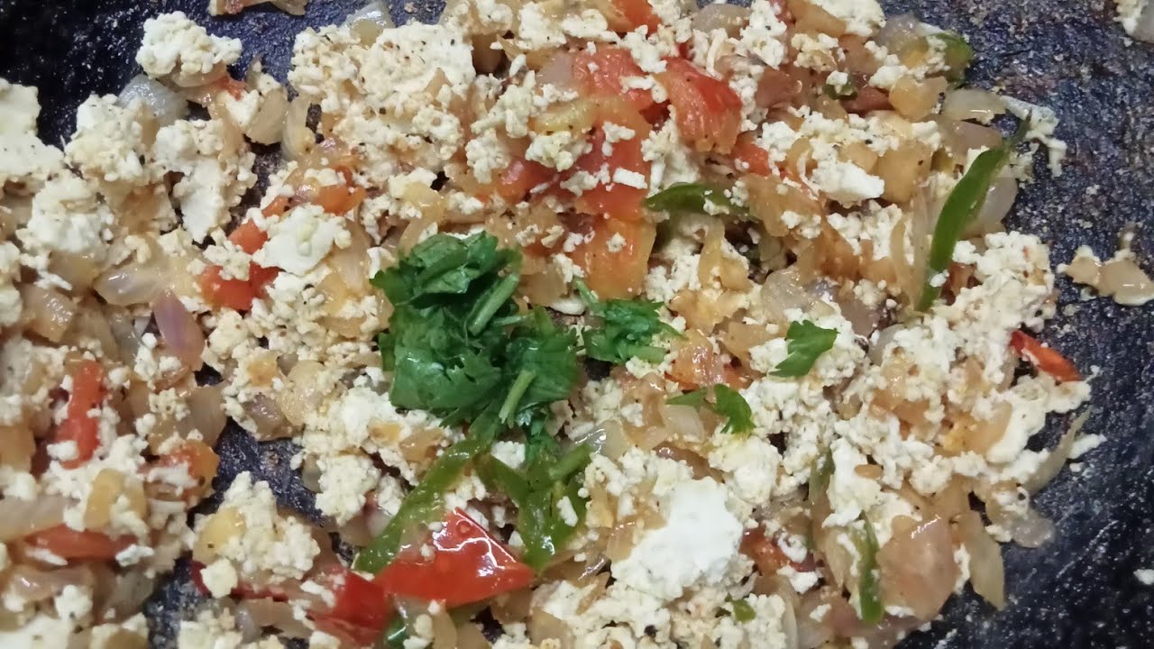 Paneer podimas | Paneer bhurji | Paneer side dish - YouTube