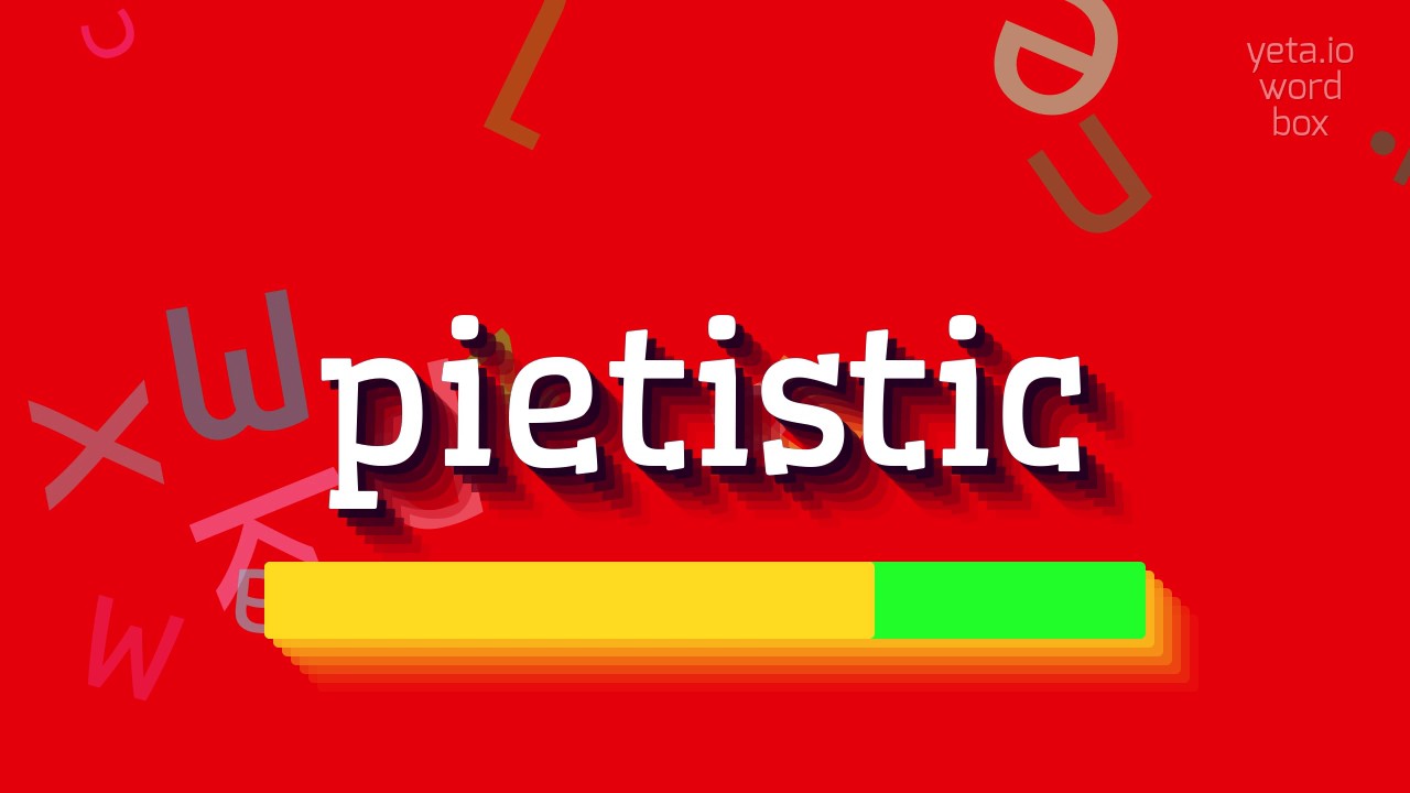 How to say "pietistic"! (High Quality Voices) - YouTube