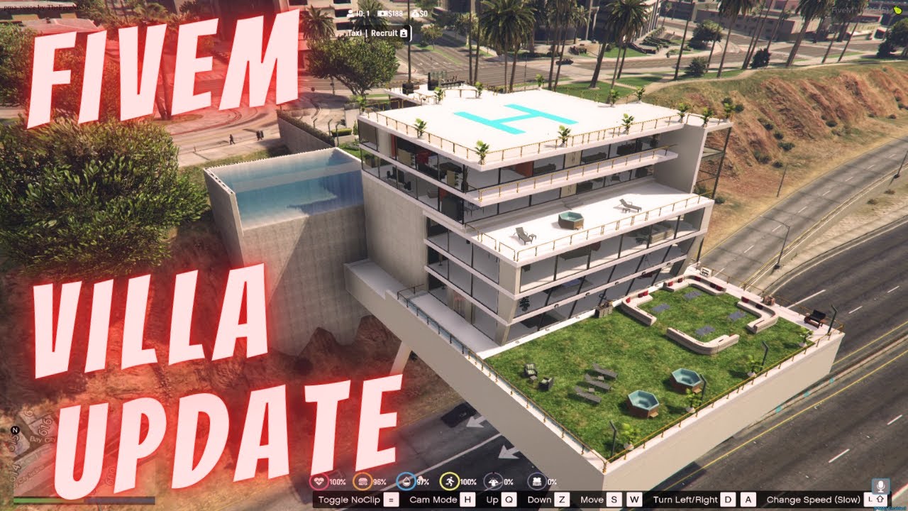 Fivem MLO Update Crystal Villa Pool - Fivem Gang Villa - Fivem Pool ...
