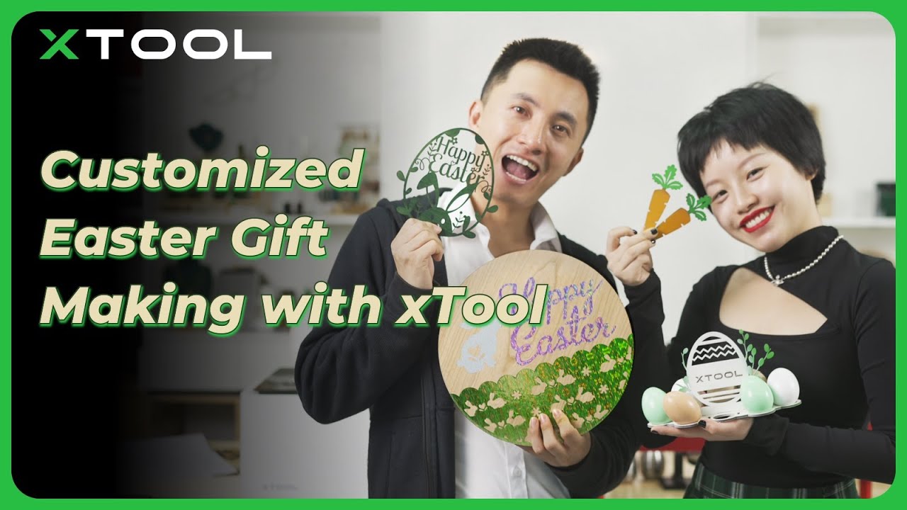 Customized Easter Gift Making with xTool - YouTube