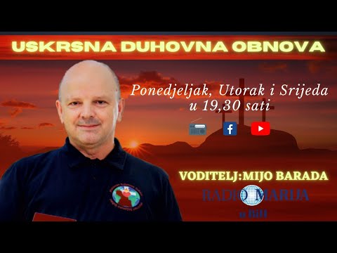 Uskrsna duhovna obnova - Mijo Barada - 1. dan - Svjedočanstvo života ...