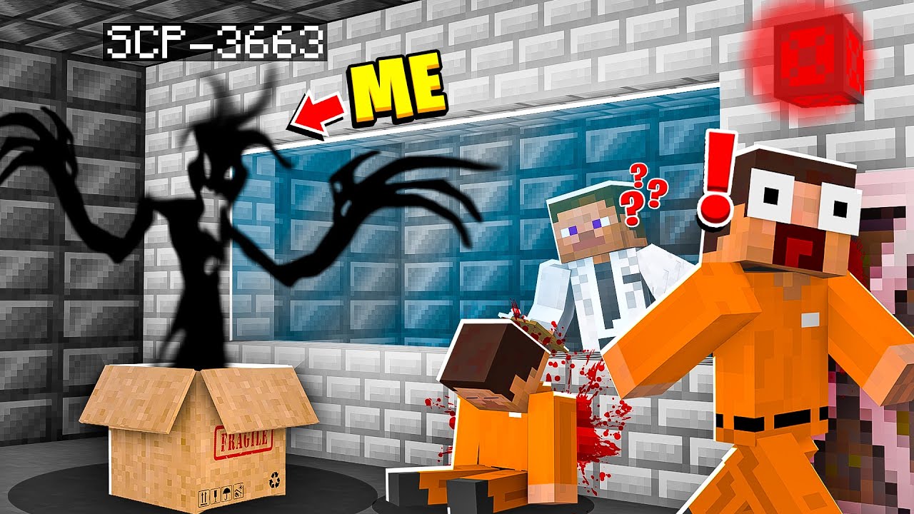 I Became SCP-3663 in MINECRAFT! - Minecraft Trolling Video - YouTube