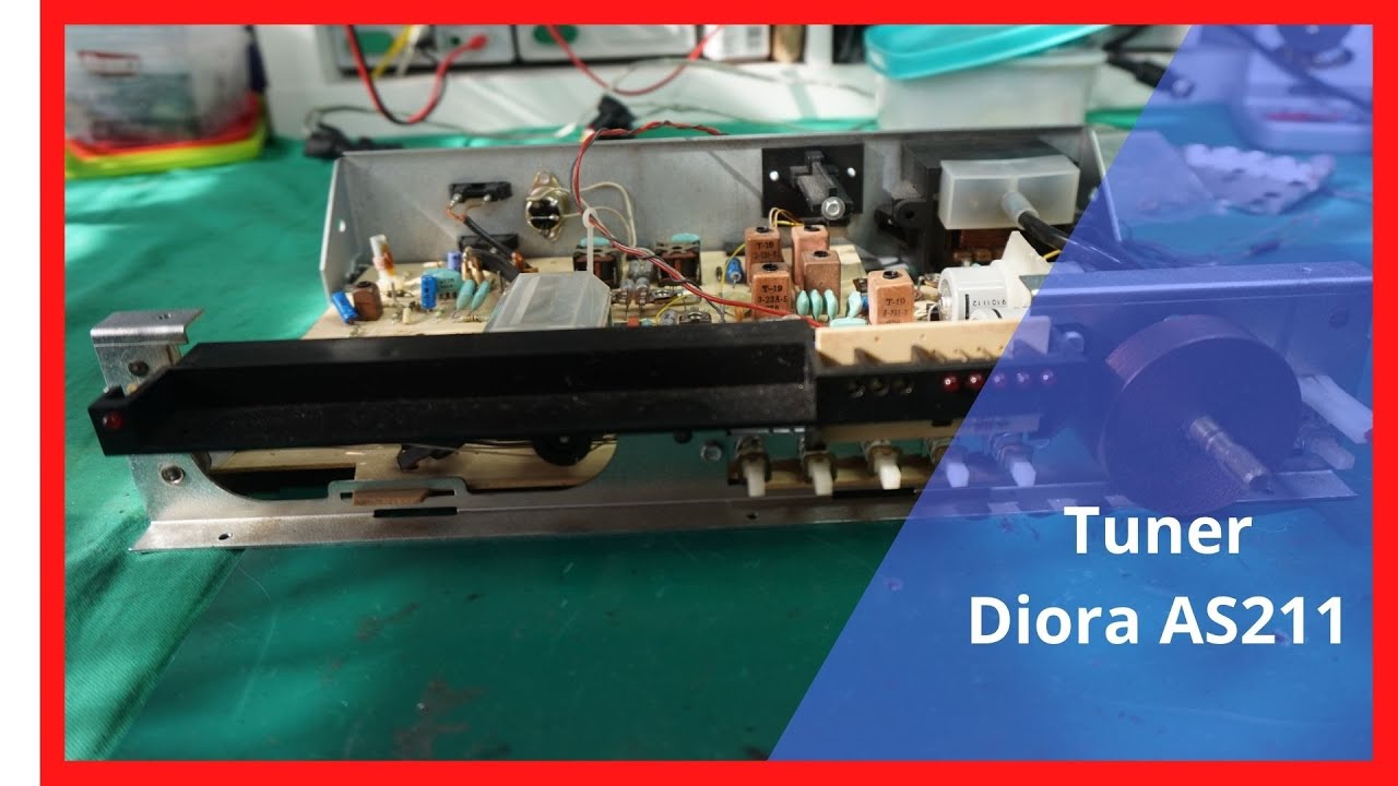 Diora AS211. Naprawa głowicy UKF, przestrojenie, naprawa napędu skali ...