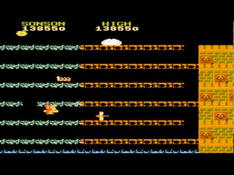 実況プレイ SONSON（ファミコン版） - YouTube