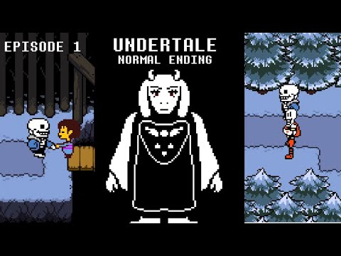 Meet Sans - Normal Ending - Undertale #1 - YouTube