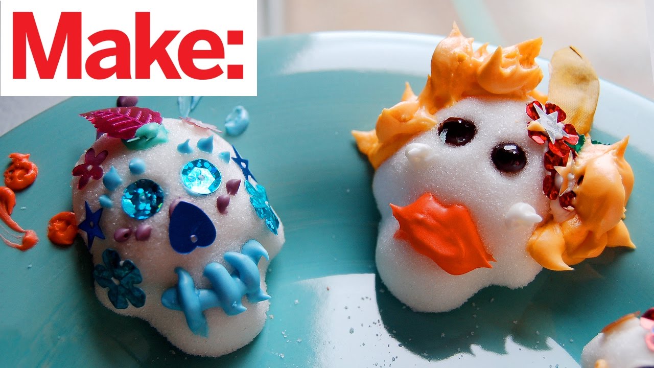 Dia De Los Muertos Sugar Skulls - YouTube