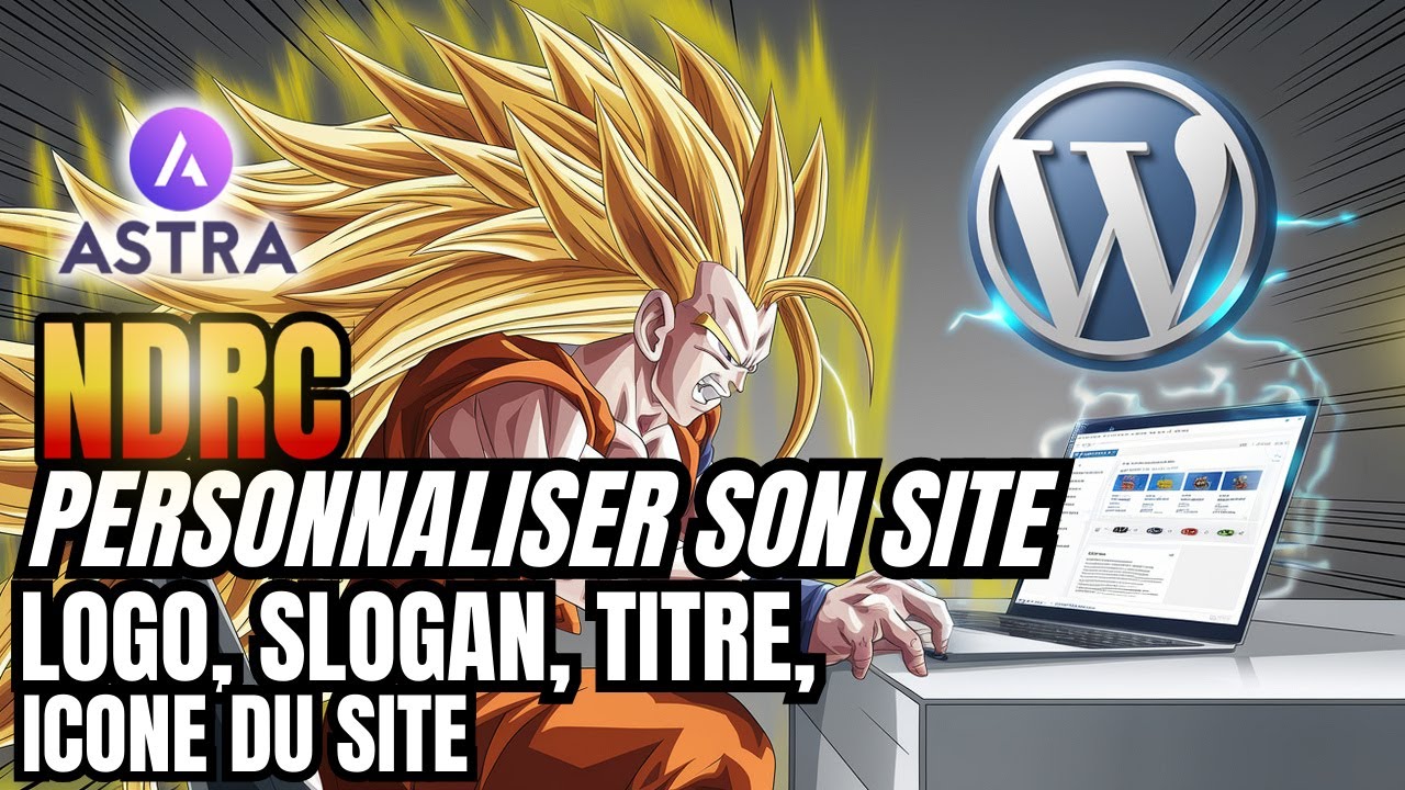 Personnaliser son site Wordpress logo, slogan, titre, icone du site ...