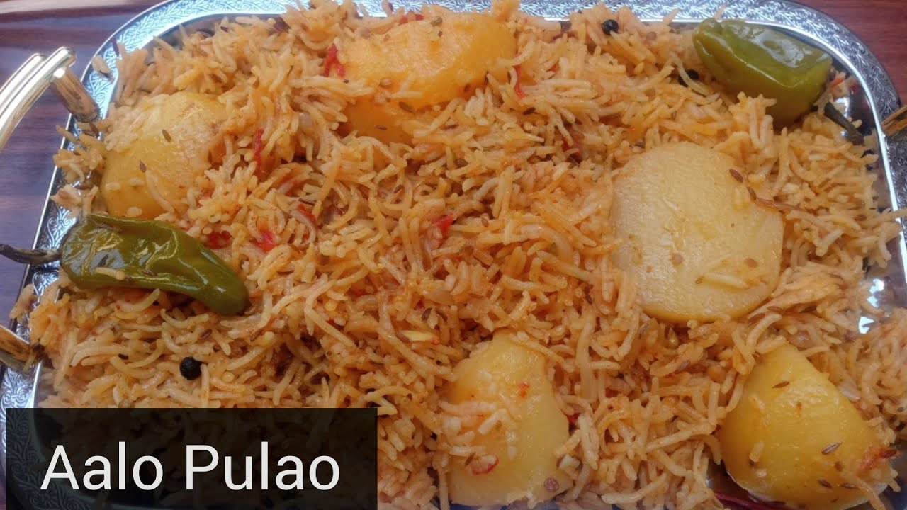 Aalo Pulao Recipe | Aalo Tahari | Aalo Chawal Recipe| Ramia's Kitchen ...