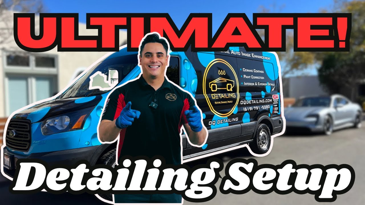 The ULTIMATE Mobile Detailing Van Setup - OQ Detailing - YouTube
