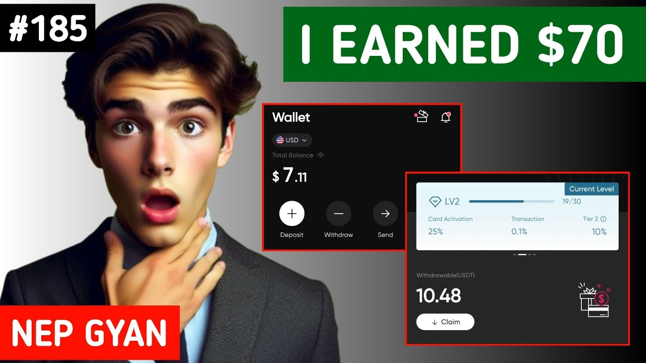 I made $70 | Visa Card | Make money Online | Nep Gyan | - YouTube