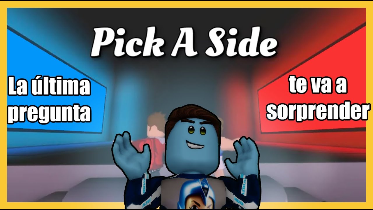 ROBLOX - ELIGE UN LADO - YouTube
