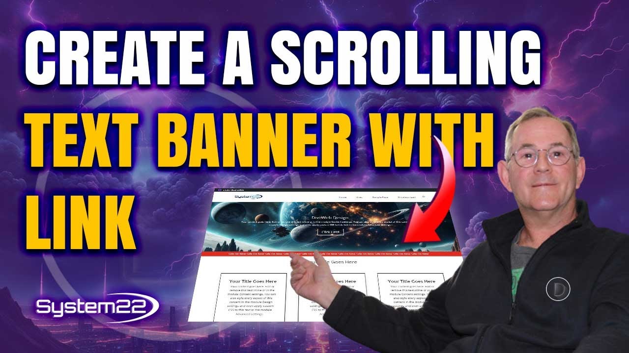 Divi Mastery: Build an Unbelievable Scrolling Text Banner with Link ...