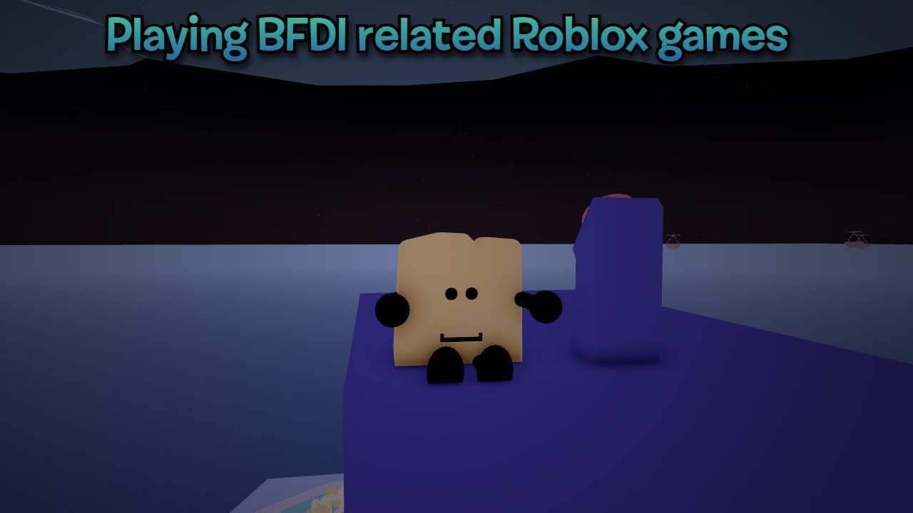 Playing BFDI Roblox Games - YouTube