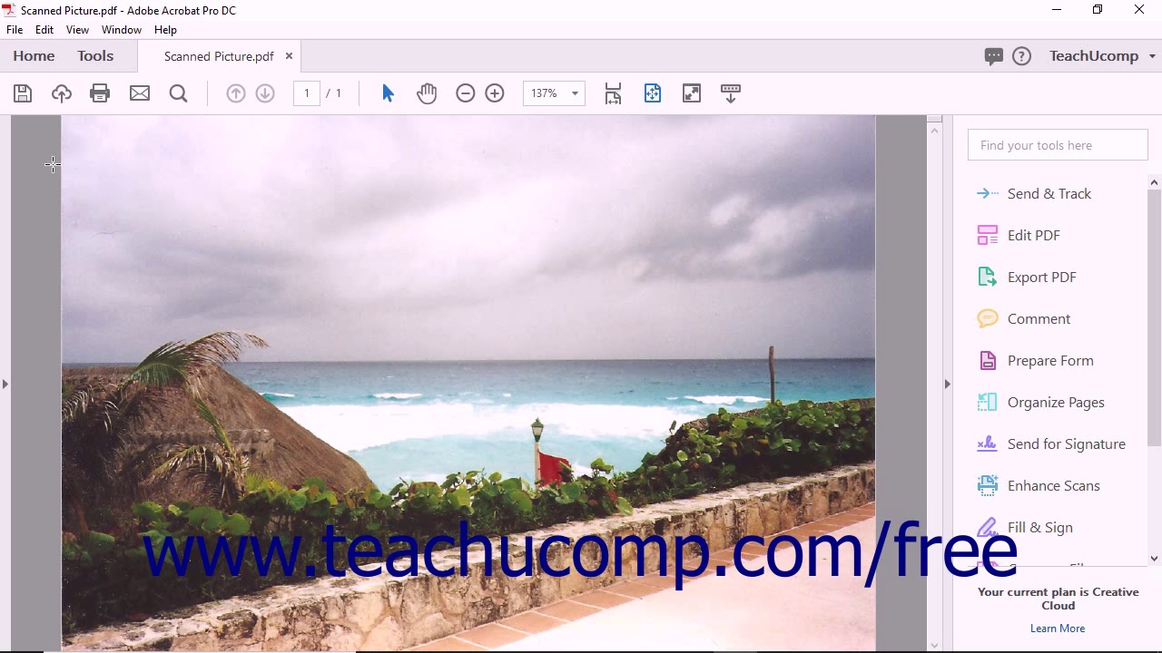 Acrobat Pro DC Tutorial Exporting Images - Adobe Acrobat Pro DC ...