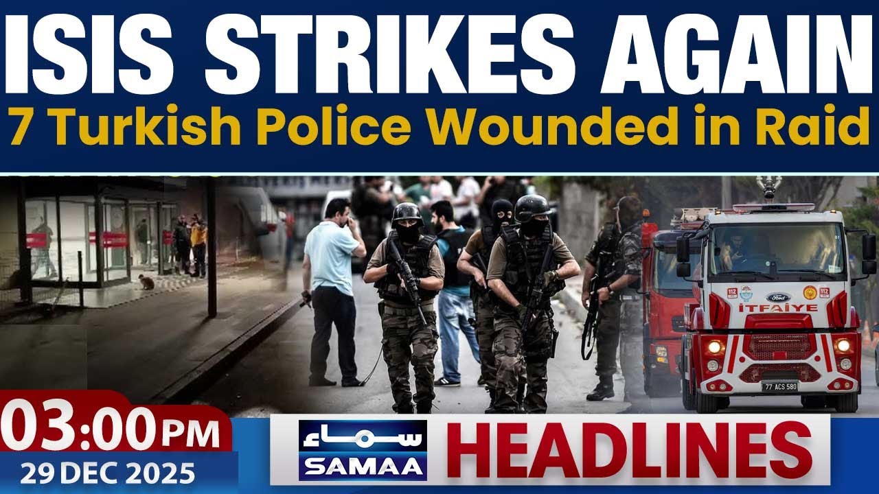 ISIS Strikes Again | 7 Turkish Police Wounded in Raid | 03PM News ...